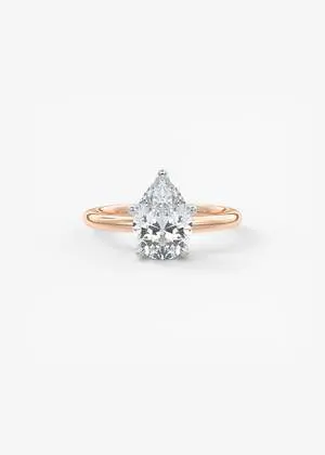 FRANK DARLING Pear Diamond Engagement Ring - Yellow Gold