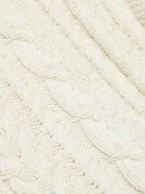 Jenni Kayne Cotton Cable-knit Zip Sweater