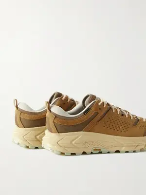 HOKA® Mesh-trimmed Suede Sneakers