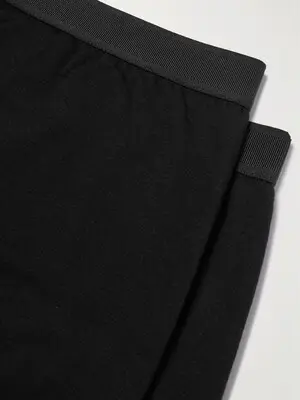 TOM FORD Two-pack Stretch-cotton Jersey Boxer Briefs - Black