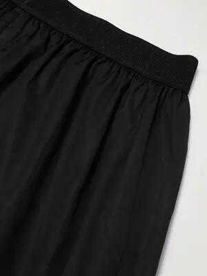 TOM FORD Stretch-cotton Poplin Boxer Shorts - Black