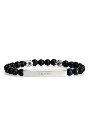 FERRAGAMO Falcon's Eye Beaded Bracelet - Falcons Eye