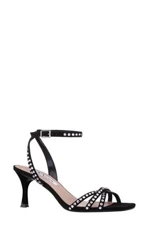 Nina Laura Ankle Strap Sandal - Black