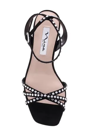 Nina Laura Ankle Strap Sandal - Black