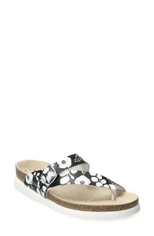 Mephisto Helen Toe Loop Sandal Black Tokyo