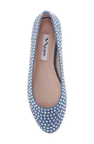 Nina Paula Embellished Flat