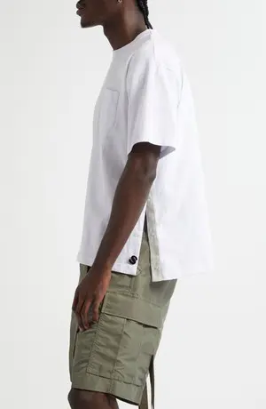 Sacai Cotton Pocket T-shirt - White 101