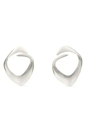 Cult Gaia Lola Drop Earrings - Antique Silver
