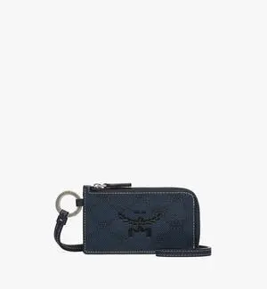 Mcm Himmel Lanyard Zip Card Case In Lauretos