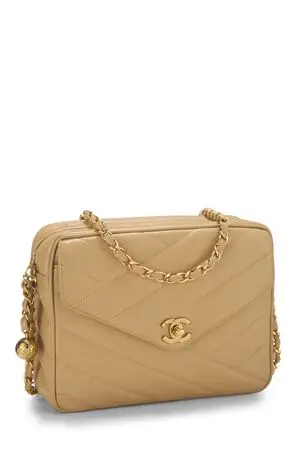 Chanel Quilted Caviar Envelope Camera Bag