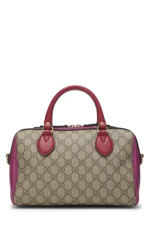 Gucci Gg Supreme Canvas Boston Handbag