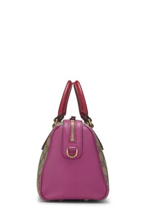 Gucci Gg Supreme Canvas Boston Handbag