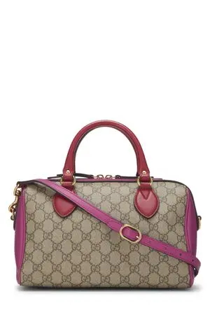 Gucci Gg Supreme Canvas Boston Handbag