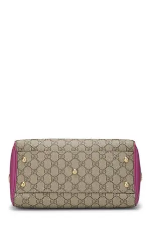 Gucci Gg Supreme Canvas Boston Handbag
