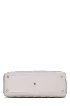 Dior Cannage Quilted Lambskin Lady - Purple