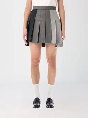 Thom Browne Pleated Skirt - Grey