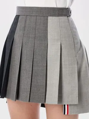 Thom Browne Pleated Skirt - Grey