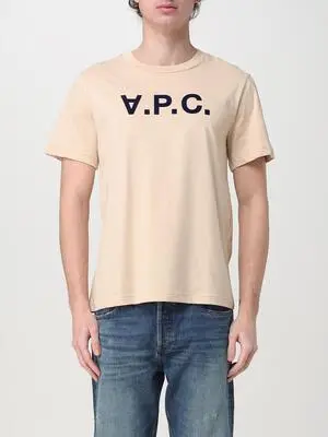 A.p.c. A.P.C. "V.P.C." Logo T-Shirt Beige