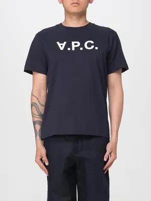 A.p.c. A.P.C. "V.P.C." Logo T-Shirt Ecru