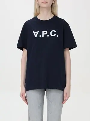 A.p.c. Logo T-shirt - Navy