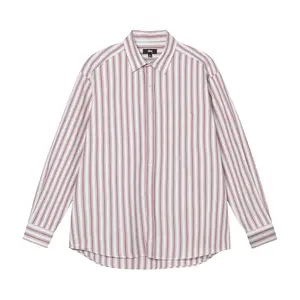 StüSsy Classic Oxford Shirt 'Stripe - Red | Editorialist