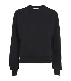 Eterne Terry Cotton-modal Sweatshirt - Black