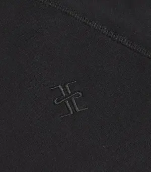 Eterne Terry Cotton-modal Sweatshirt - Black