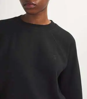 Eterne Terry Cotton-modal Sweatshirt - Black