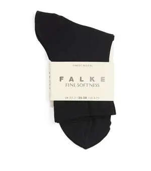 Falke Fine Softness Socks - Black