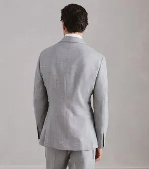 Brunello Cucinelli Comfort Wool-silk-linen Deconstructed Cavallo Blazer