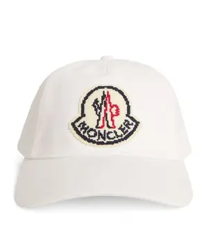 Moncler Cotton Baseball Cap With Logo