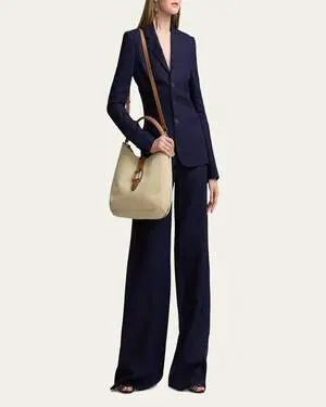 Ralph Lauren Daria Linen Wide-leg Pants