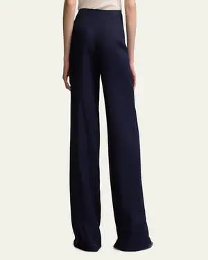 Ralph Lauren Daria Linen Wide-leg Pants