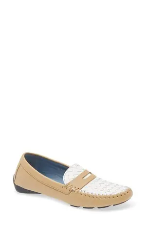 Robert Zur Petra Driving Loafer - Shell/ White