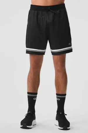 Alo Yoga ALO 7" Key Mesh Basketball Short Black