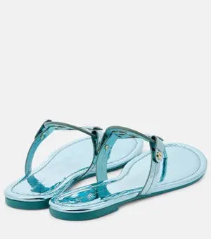 Tory Burch Miller Embellished Thong Sandals