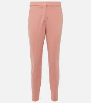 Max Mara Pegno Cropped Slim Pants - Pink