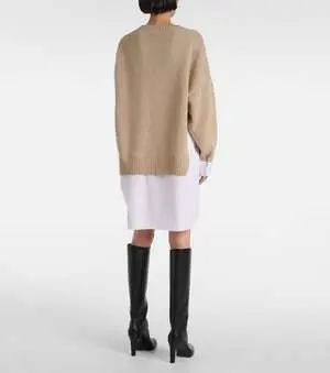Stella McCartney Layered Virgin Wool Sweater - Beige