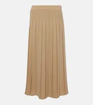 Max Mara Luisa Pleated Midi Skirt