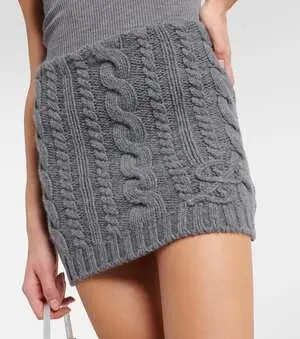 Blumarine Cable-knit Mini Skirt