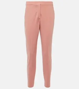 Max Mara Pegno Cropped Slim Pants - Pink