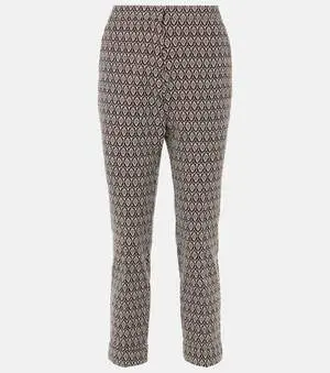 Etro Printed Cropped Pants - Multicoloured