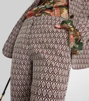 Etro Printed Cropped Pants