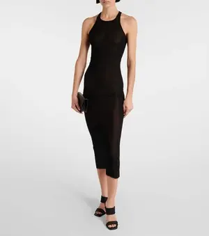 Rick Owens Jersey Midi Dress