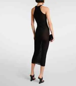 Rick Owens Jersey Midi Dress