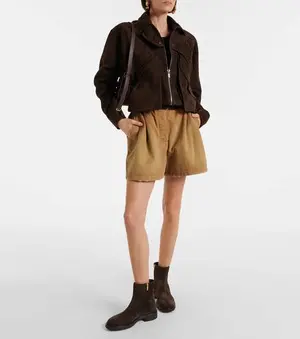 GIANVITO ROSSI Lexington Suede Ankle Boots - Brown