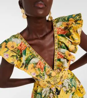 Camilla Paths Of Gold Minidress