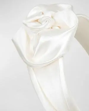JENNIFER BEHR Rosalina Wide Headband - Cream