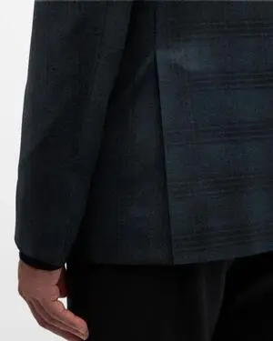 Giorgio Armani Wool-cashmere Sport Coat - Blue
