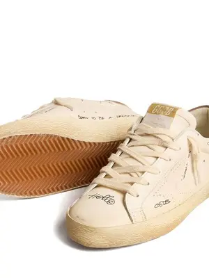 GOLDEN GOOSE Super-star Low-top Sneakers - Neutrals
